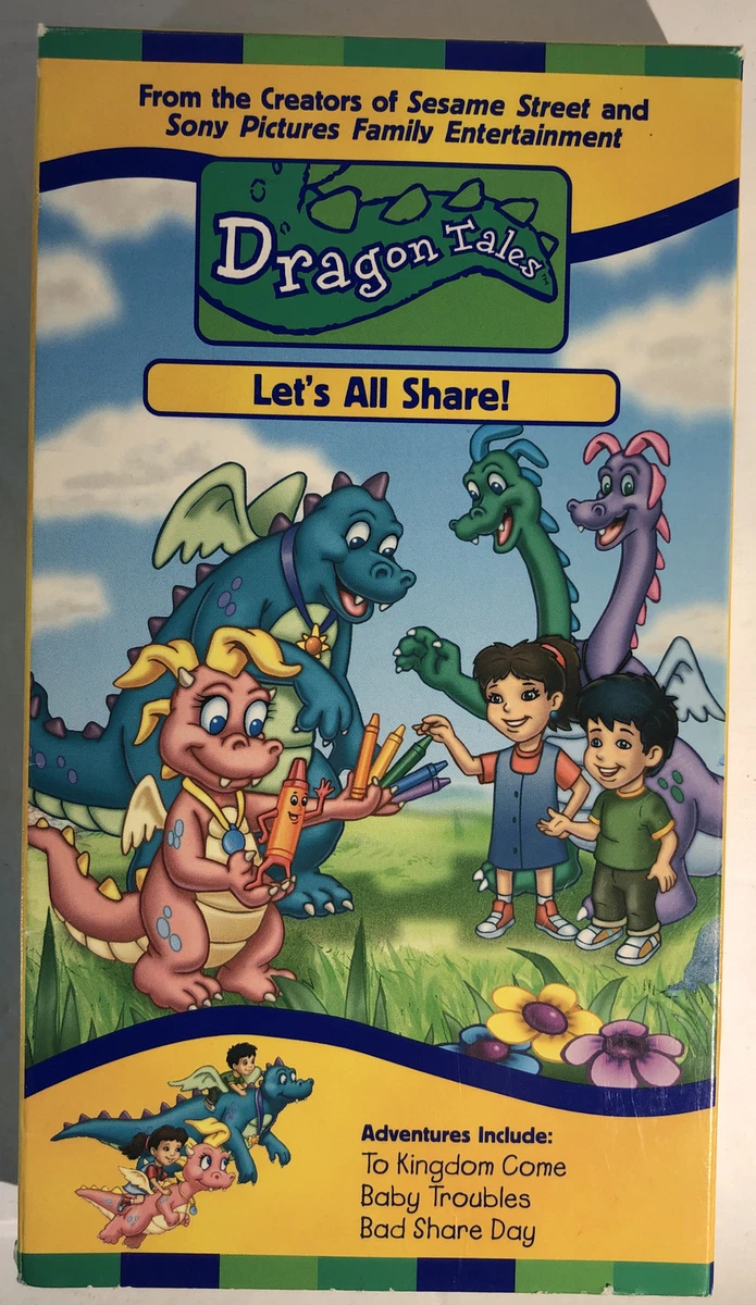 Dragon Tales Lets Play Together Vhs