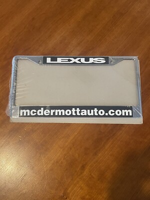 McDermott LEXUS Metal Car Dealership Dealer License Plate Frame East ...