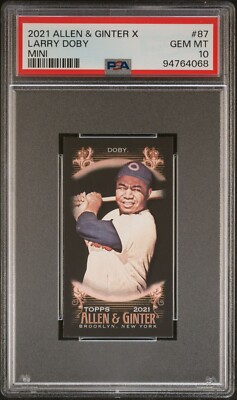 Larry Doby - 2021 Allen & Ginter X Mini PSA 10 | eBay