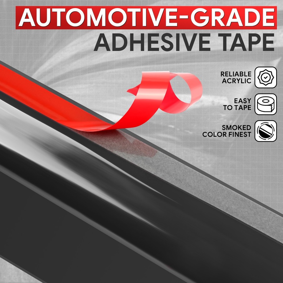 For 2016-2022 Toyota Prius Window Visor Tape-On Sun Rain Guard ...