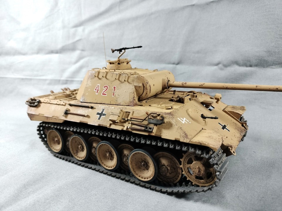 Built 1/35 WW2 German Panther Sd.kfz171 #421 Regiment #6 | eBay
