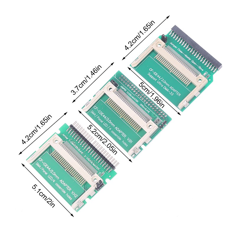 Compact Flash CF Card To IDE 2.5" 44 Pin HDD Bootable Adapter Converter ...