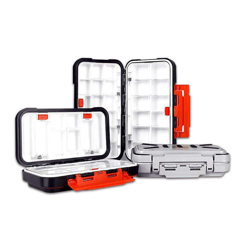Waterproof Fishing Storage Box Tackle Lure weights Hooks Storage ...