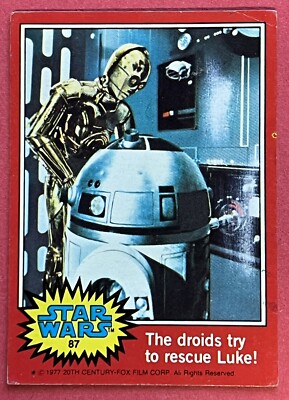 1977 STAR WARS #87 The Droids try to rescue Luke! VG-EX Condition | eBay