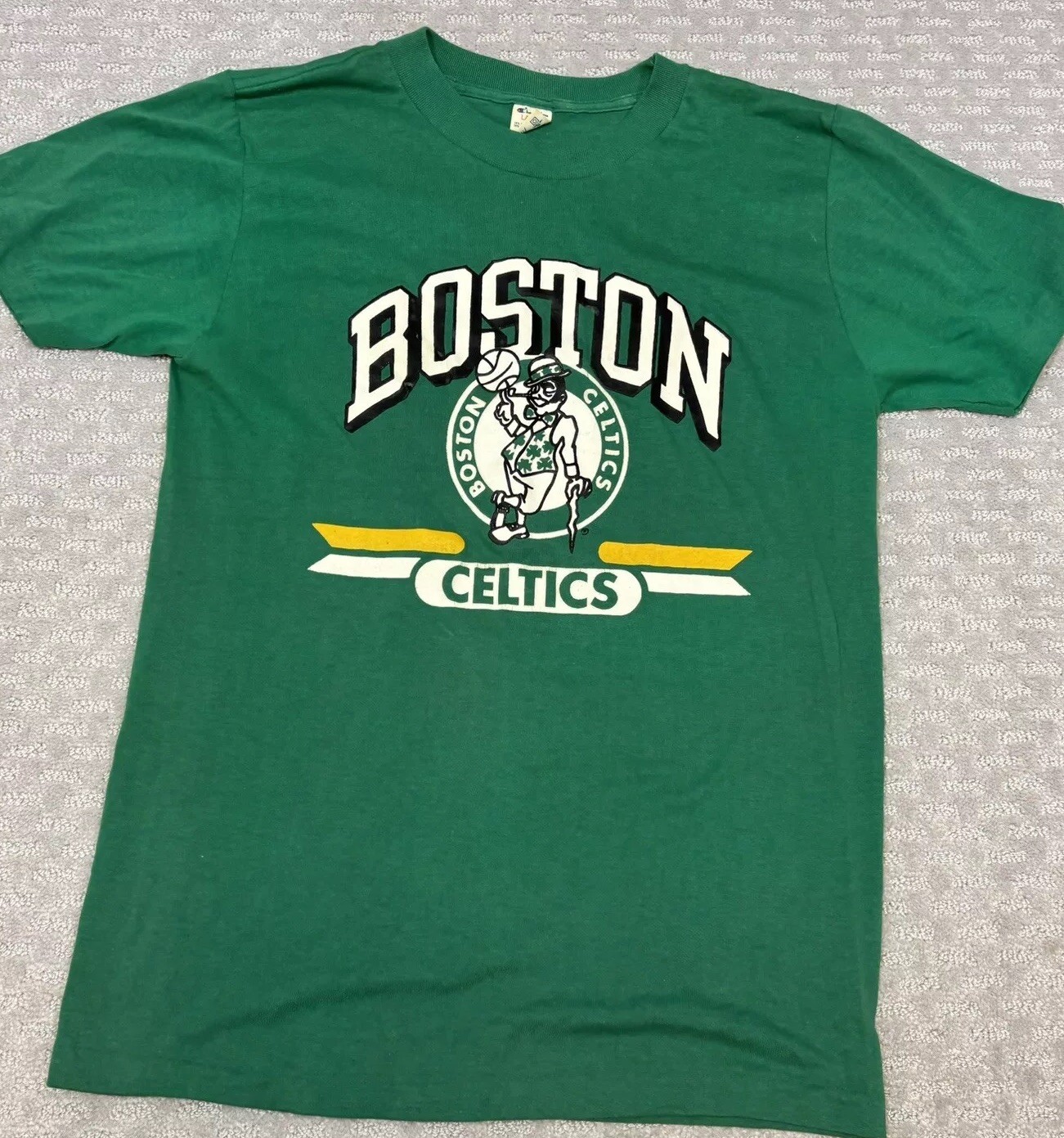Vintage 1980s Green Champion NBA Boston Celtics Singl… - Gem
