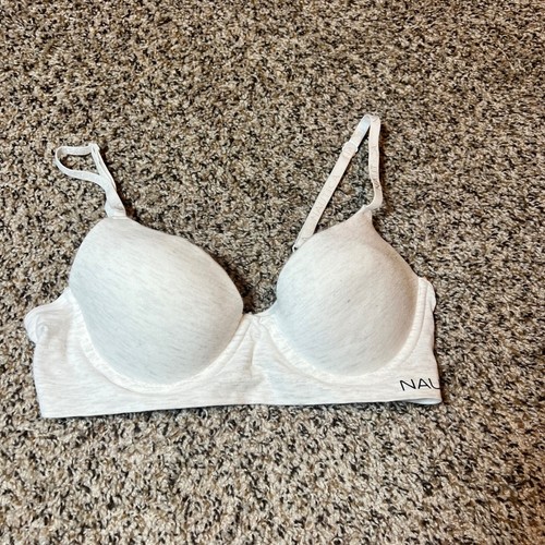 Nautica Intimates Lightly Padded Everyday Bra Comfortable Heathered 34B ...