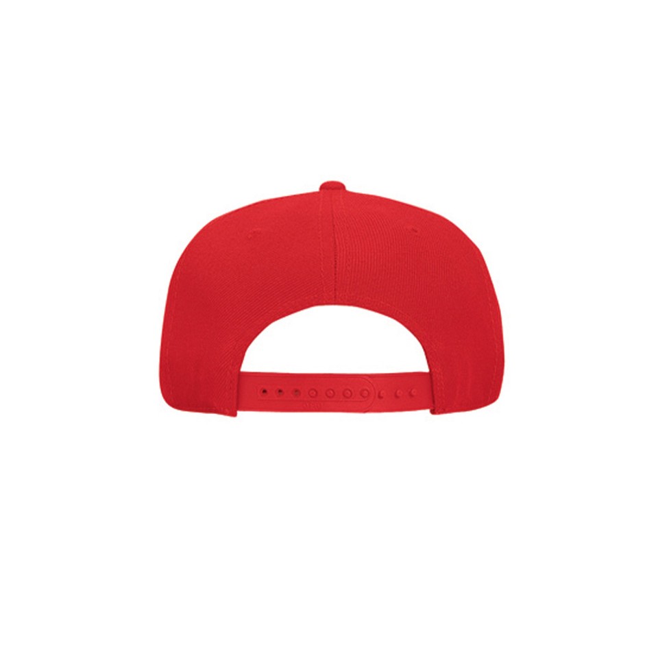 Halloween costume M embroidered red snapback cap hat | eBay