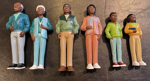 Lakeshore Learning PVC Toy Figures African American family Man Women ...