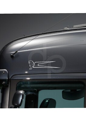 MAN TRUCK LION BOOMERANG X2 VINYL STICKER TGX TGM GRAPHIC DECAL HAULAGE ...