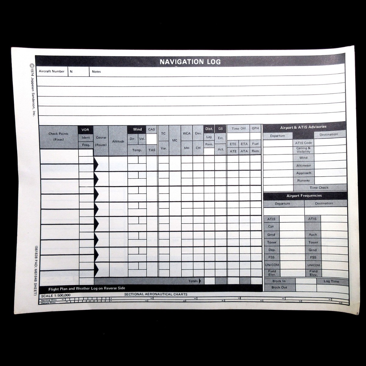 Jeppesen Vfr Navigation Log Pdf
