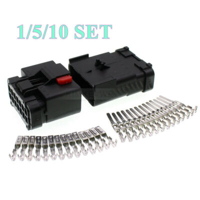 14 Pin/Way Delphi Apex 2.8mm Automotive Male Female Connector Plug ...