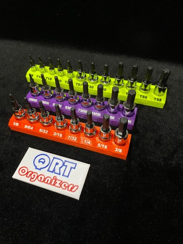 QRT Mag Lock Custom Icon Allen/Torx Hex Bit Organizer Rails | eBay