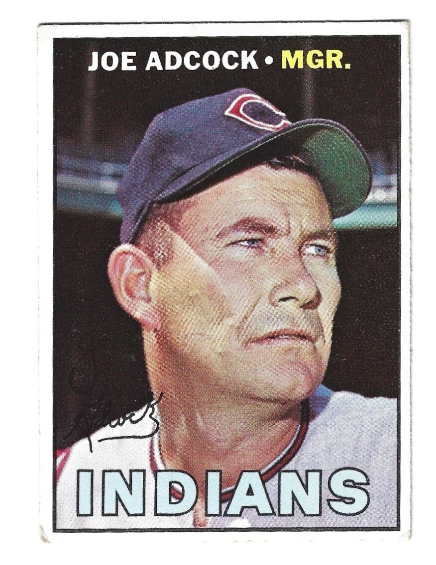1967 #563 Joe Adcock - Cleveland Indians - Topps Card (Not Graded) | eBay