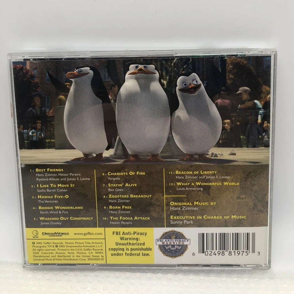 Madagascar - Motion Picture Soundtrack [CD] 602498819753| eBay