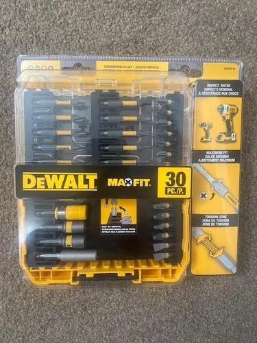 Dewalt DWAMF30 Maxfit Screwdriving Set With Sleeve (30-Piece ...