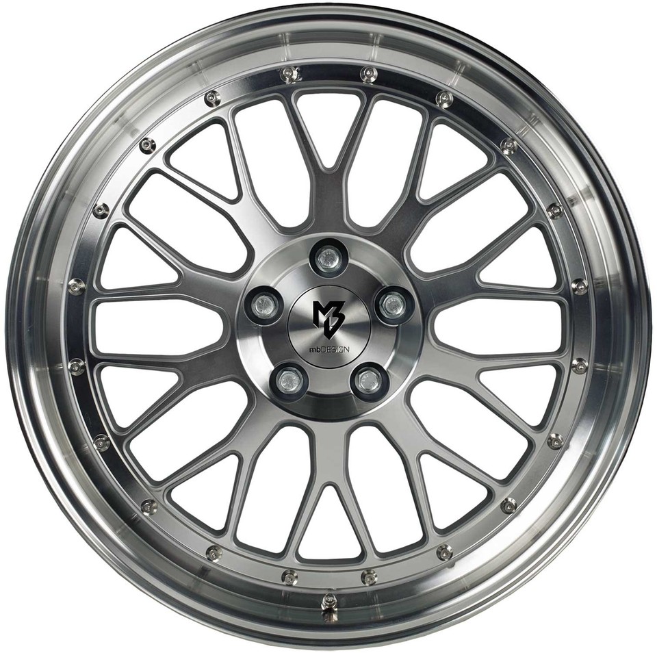 MB-Design LV1 alloy wheels 4x 9.0Jx20 ET42 5x112 SILPOL fits Mercedes ...