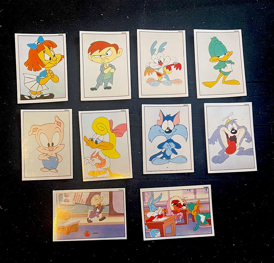 (Lot of 10) 1991 Tiny Toons Panini Italy Album Sticker Cards (B) Main ...