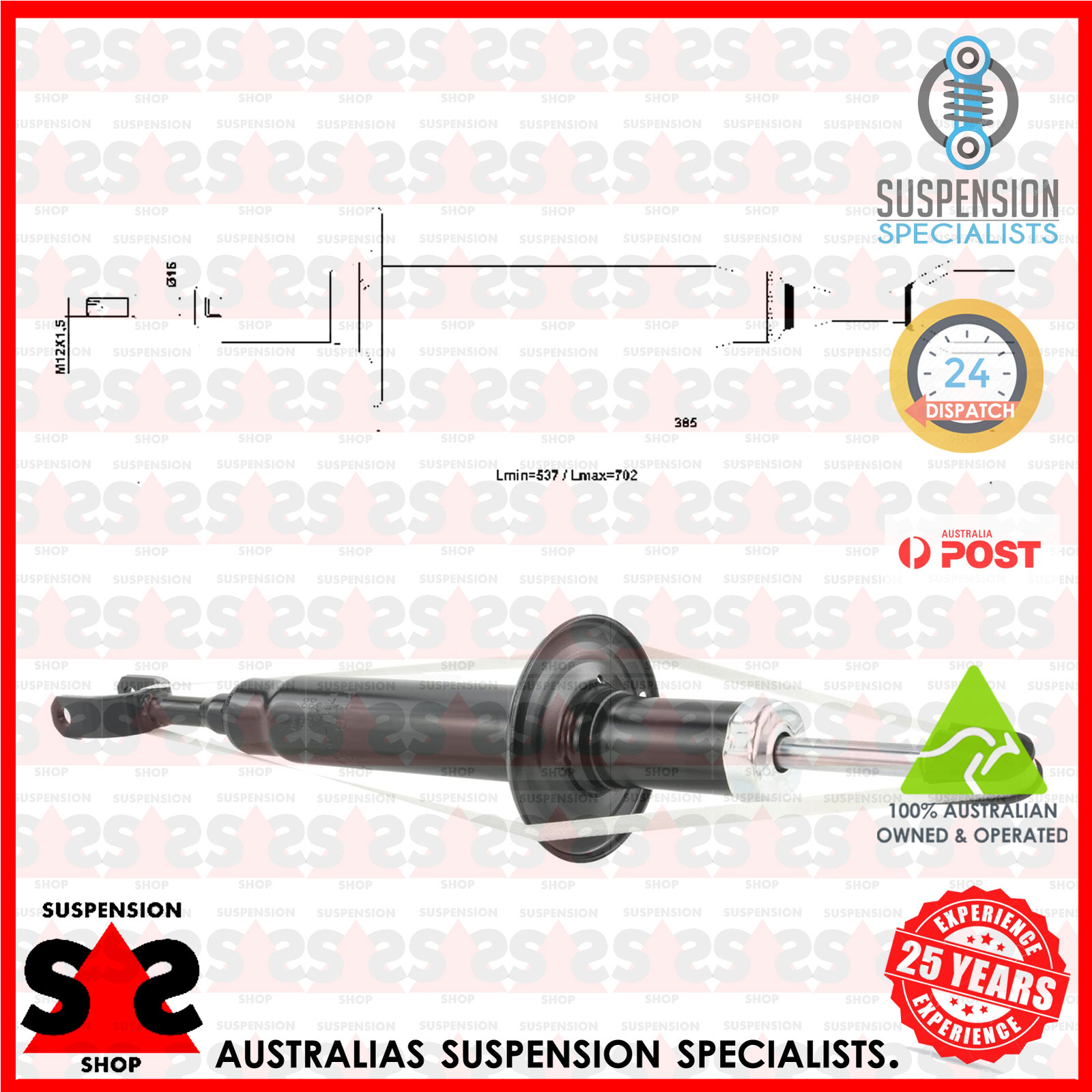 Front Axle Shock Absorber Suit AUDI A6 C6 (4F2) 2.7 TDI A6 C6 (4F2) | eBay