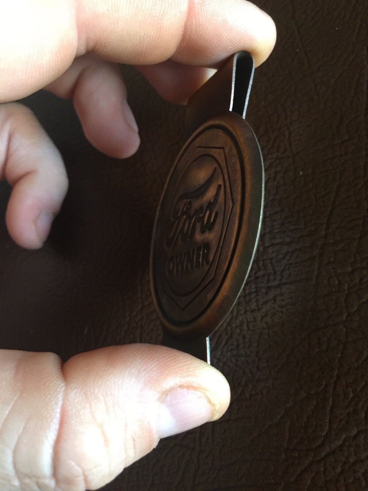 Ford Money Clip F150 Hotrod Mustang Car Truck Auto BRASS Cash Collector ...