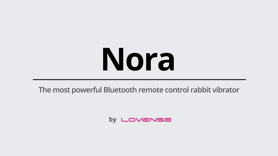 LOVENSE Nora Rabbit Vibrator, Remote Control Thrusting Vibrator Toy for ...