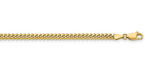 18K Gold over 316L Stainless Steel 5mm Cuban Link Curb Chain Necklace ...