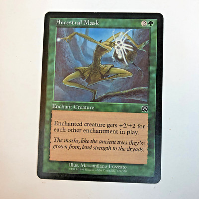 Magic the Gathering MTG Mercadian Masques: ANCESTRAL MASK Card NM | eBay