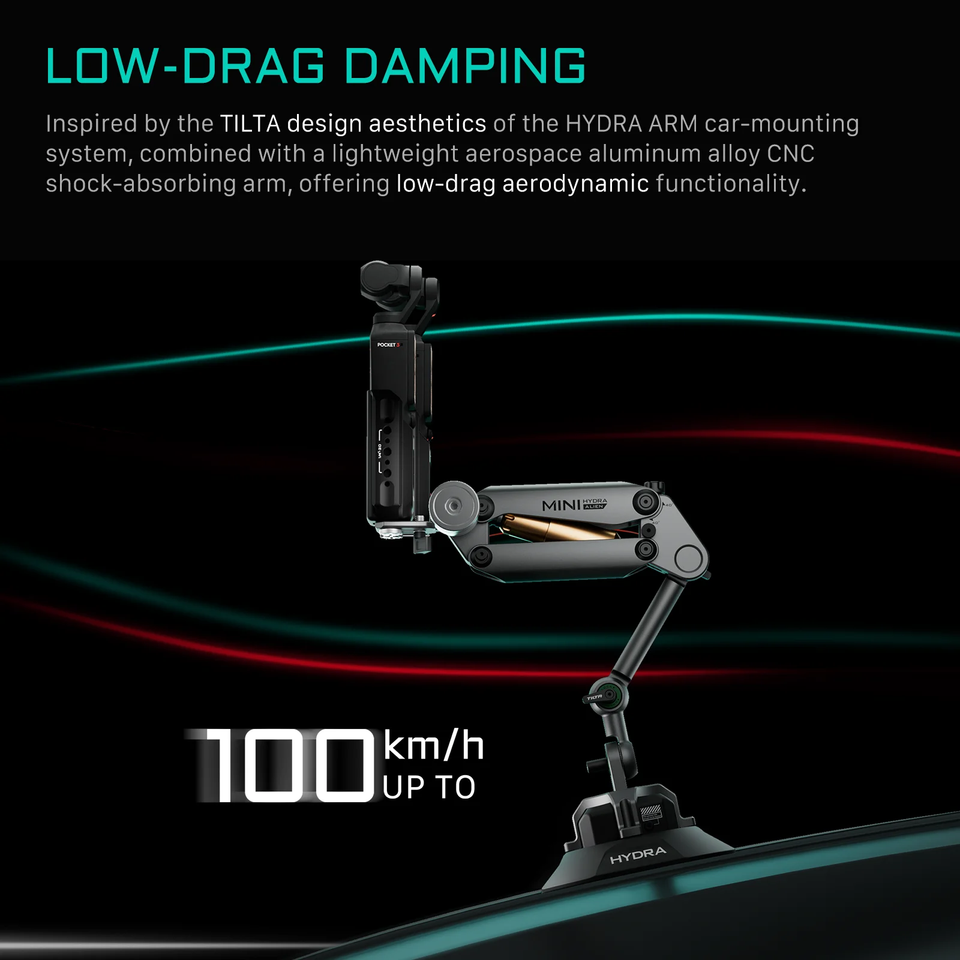 TILTA HDA-T15 Hydra Alien Mini Car Shock Absorbing Arm Suction Cup DJI ...