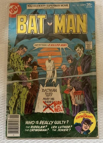 Batman Volume 1 Issue 291 DC Comics 1977 | eBay