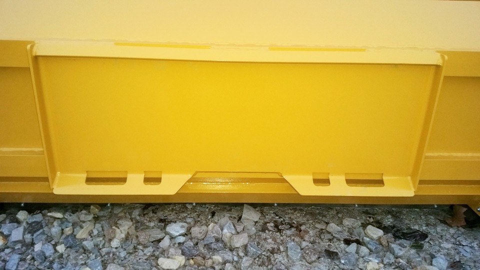 7' XP30 CAT YELLOW SNOW PUSHER PULLBACK BAR- Skid Steer Loader - LOCAL ...