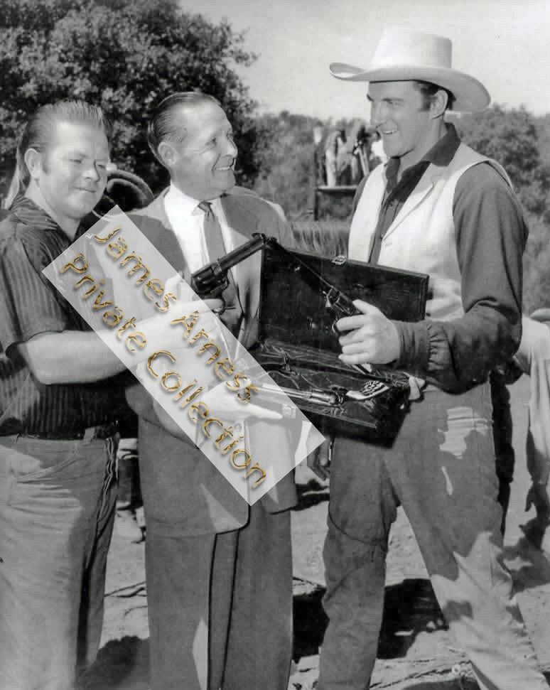 James Arness Private Collection Gunsmoke with Arvo Ojala 8x10 Candid | eBay
