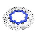 Blue 7 Holes Floating Front Brake Rotor for Harley 09-23 Touring ...