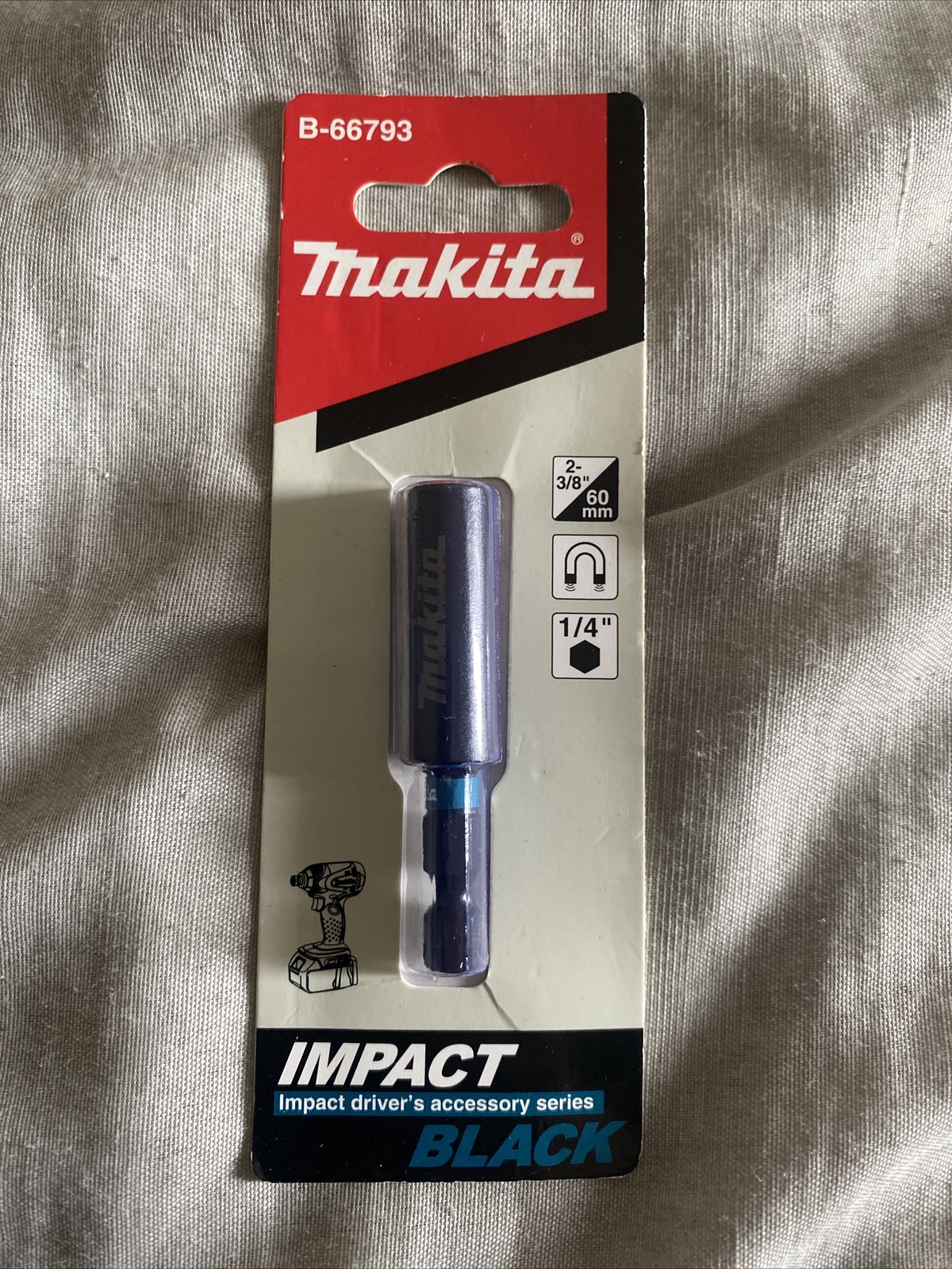 Makita+B-66793+60mm+Magnetic+Bit+Holder+-+Black for sale online | eBay