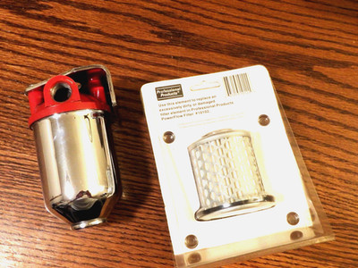 Glass Bowl Fuel Filter Housing & POWERFLOW FUEL FILTER #10102 | eBay