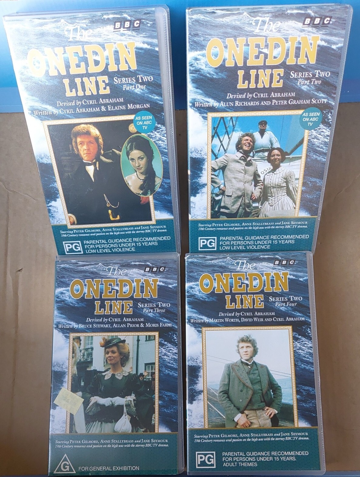 Onedin Line Series 1&2 VHS UK Period TV Drama BBC 19th C Steamships 1 2 ...