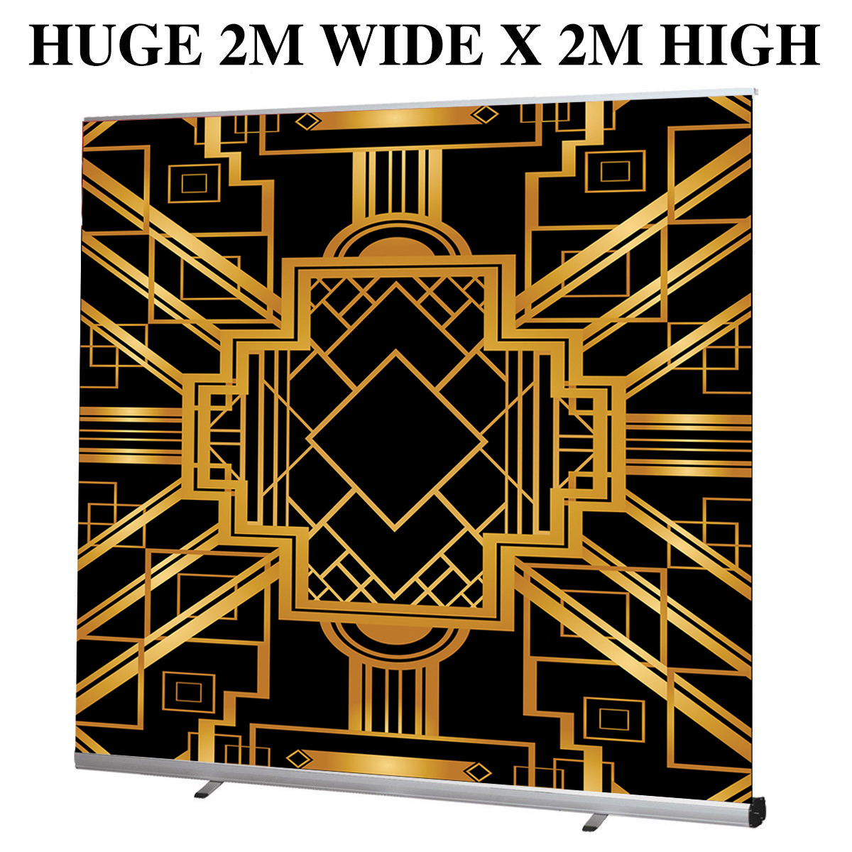 HUGE 2m Wide Gatsby 1930s Theme Backdrop Casino Exhibition Stand With ...