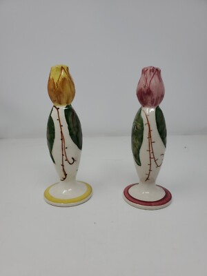 Blue Ridge Southern Potteries Flower Bud Salt And Pepper Shakers | eBay