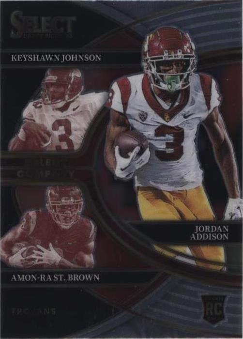 2023 Panini Select Draft Picks Amon-Ra St. Brown Jordan Addison ...