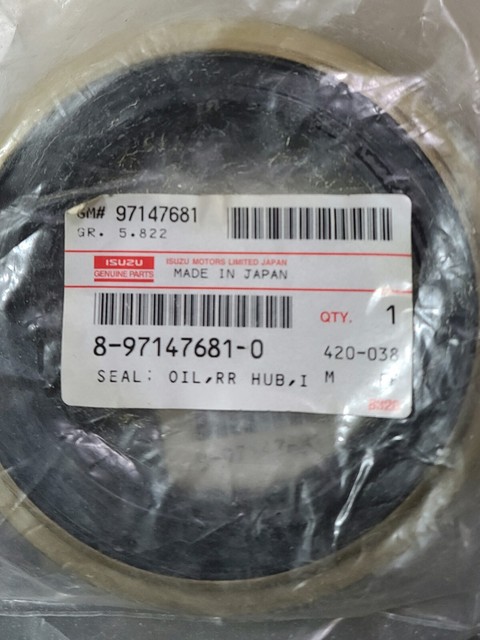 8971476810 Isuzu Seal Oilrr HU Genuine OEM Part for sale online | eBay