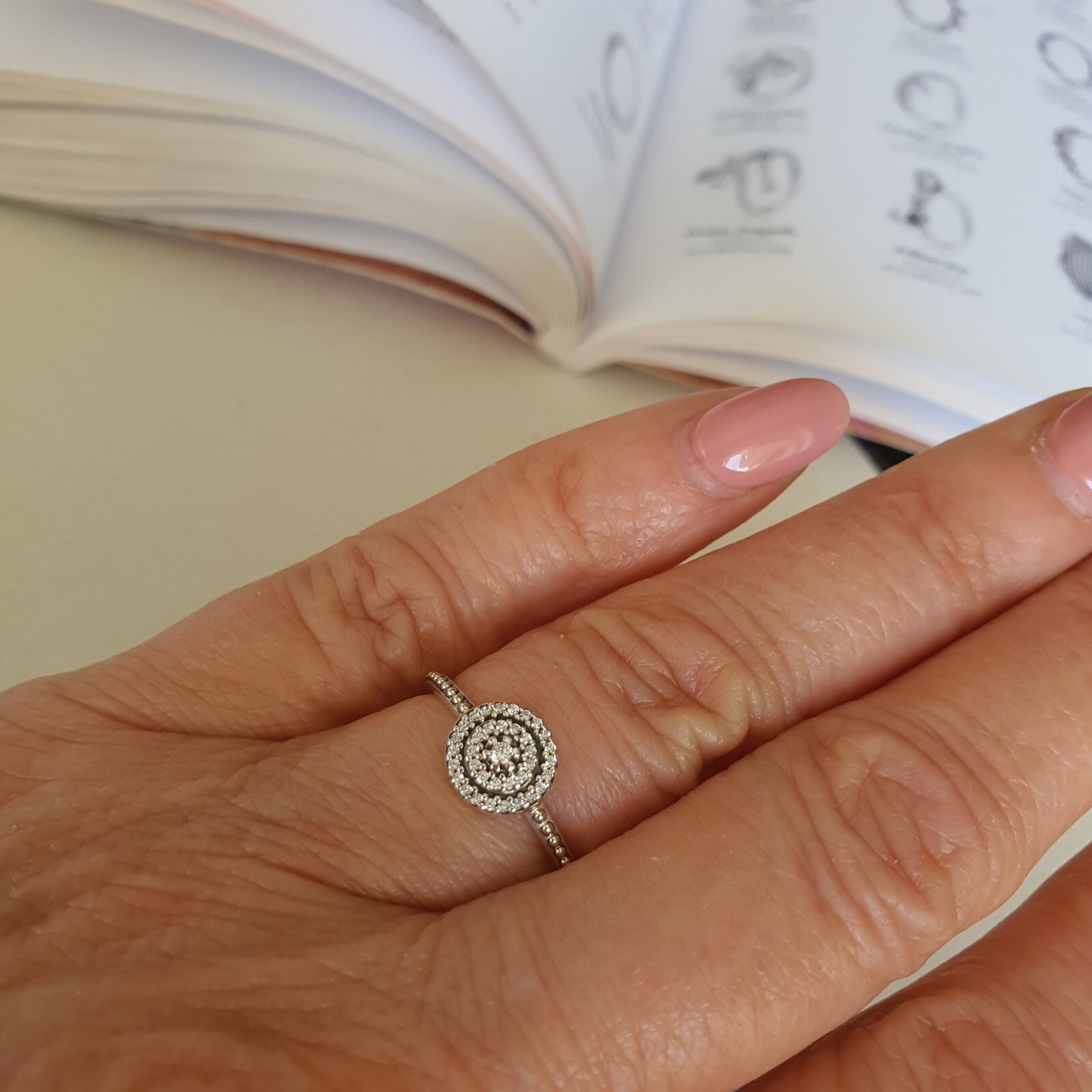 NEW Genuine Pandora Radiant Elegance Ring 190986CZ Silver ALE 925 ...