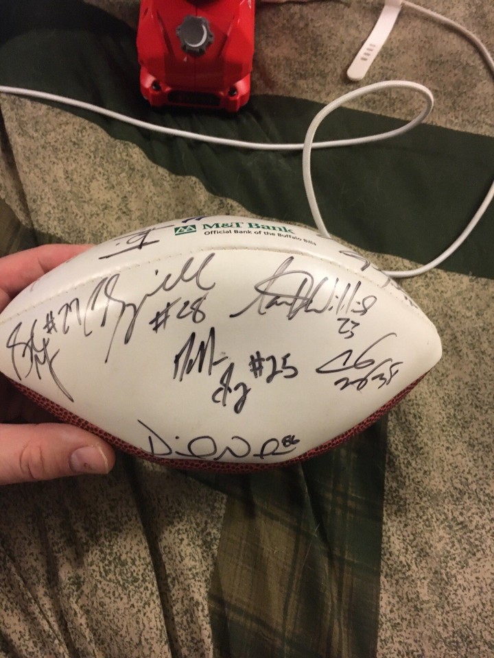 Buffalo Bills Autographed Ball Ryan Fitzpatrick And Others | eBay