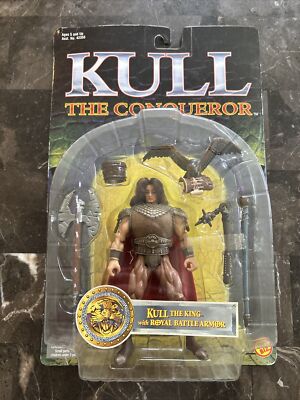 Vintage 1997 Kull the Conqueror Action Figure Kull the King New on Card ...