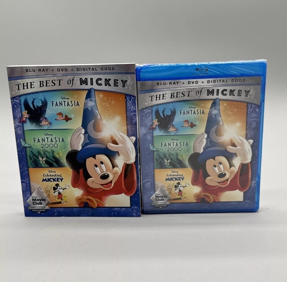 The Best Of Mickey Blu-Ray, DVD, Digital New Movie Club FANTASIA ...
