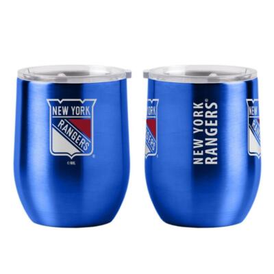New York Rangers 16oz Curved Stainless Steel Travel Tumbler [NEW] NHL ...