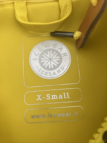 ICEWEAR Iceland Yellow BRIM Rain Jacket - XS - Preowned | eBay