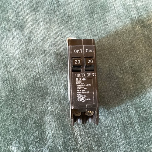 Cutler Hammer BR2020 1 Pole Twin 20 A 120V Plug In Type BRD-DNPL ...