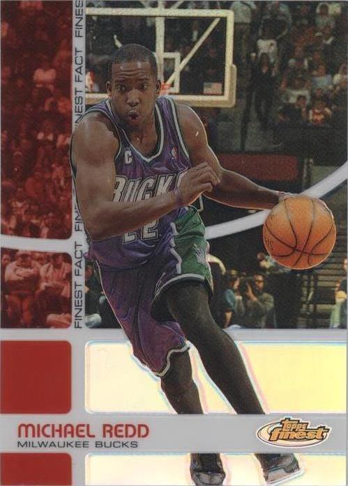 2005-06 Topps Finest - Finest Fact Michael Redd #FF16 Refractor /199 ...