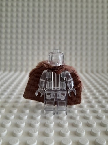 LEGO CUSTOM - REDDISH BROWN - Minifigure Cape Cloth Aspect Fourrure ...