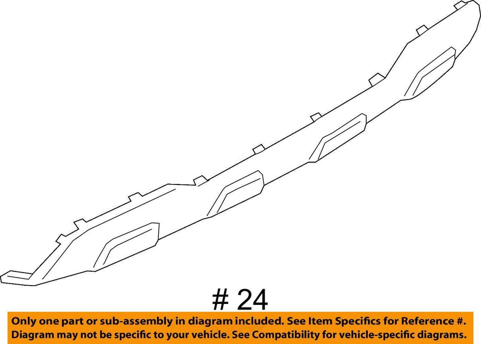 BMW OEM 19-25 X5 Rear Bumper Bumper Components-Valance Panel ...