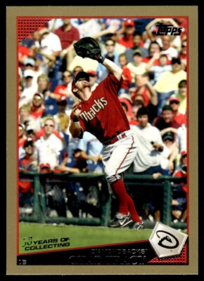 2009 Topps Gold Baseball Card Chad Tracy 0069/2009 Arizona Diamondbacks ...