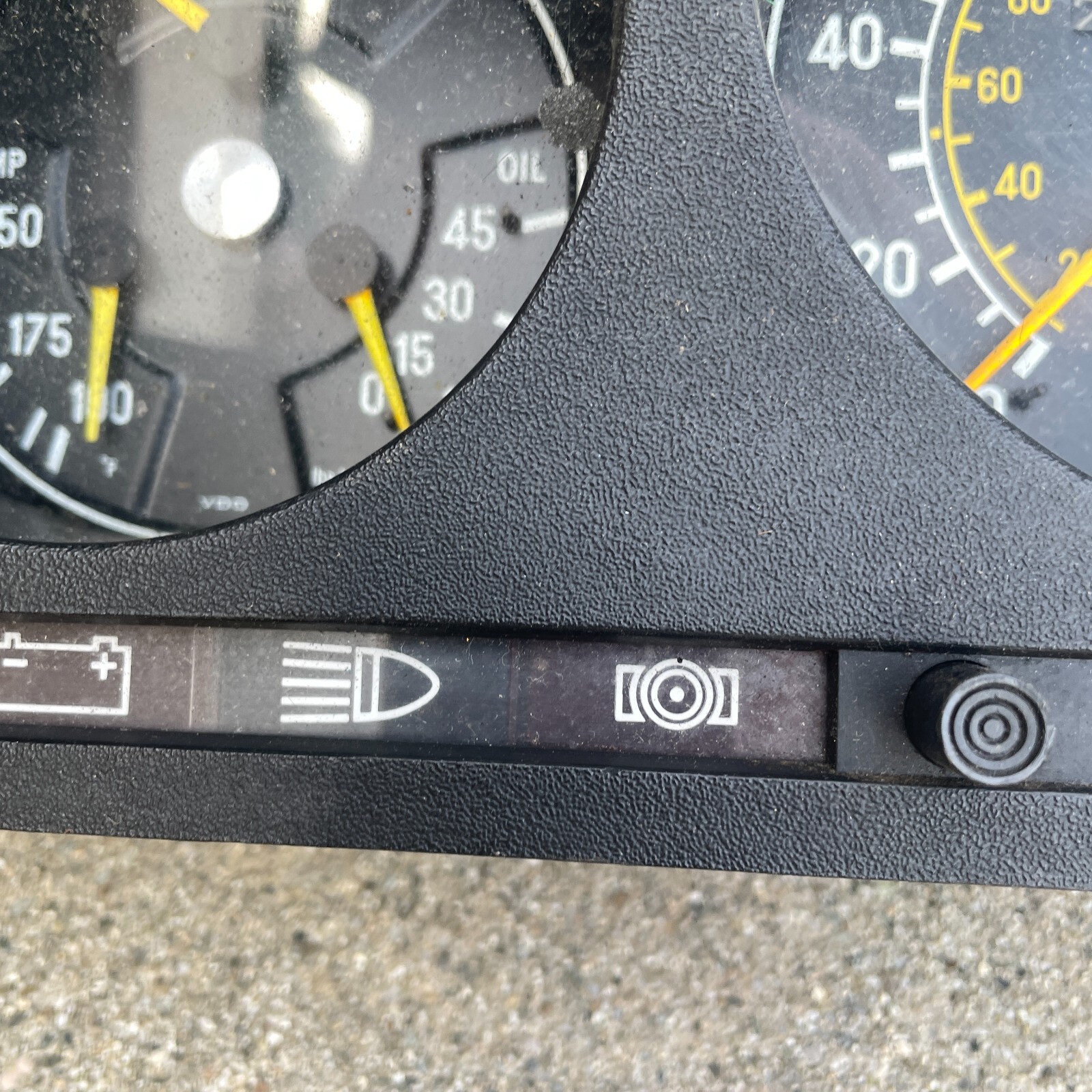 72-80 Mercedes-Benz W116 R107 Dash Speedometer Instrument Cluster ...